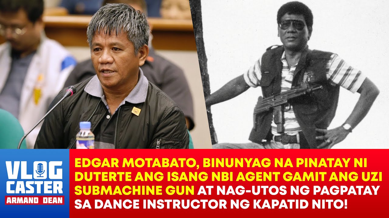 EX-DDS Hitman Edgar Motabato, Inakusahan si Duterte na Pumatay ng 8 ...