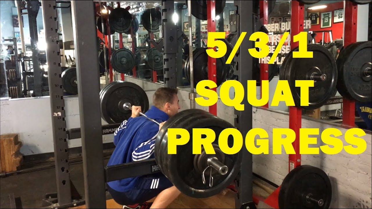 5/3/1 Progress: Squats (1/4) - YouTube