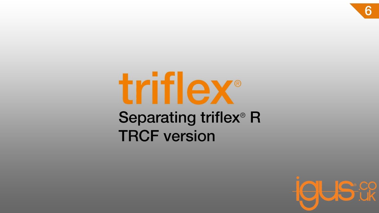 Separating triflex® R TRCF version - YouTube