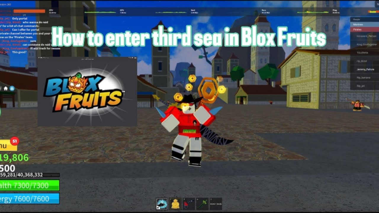 How to enter third sea in Blox Fruits - YouTube
