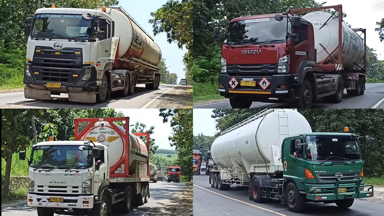 COMPILATIONS OF TANKER TRUCK SPOTTING • ISO TANK, BULK CARRIER, FUEL ...