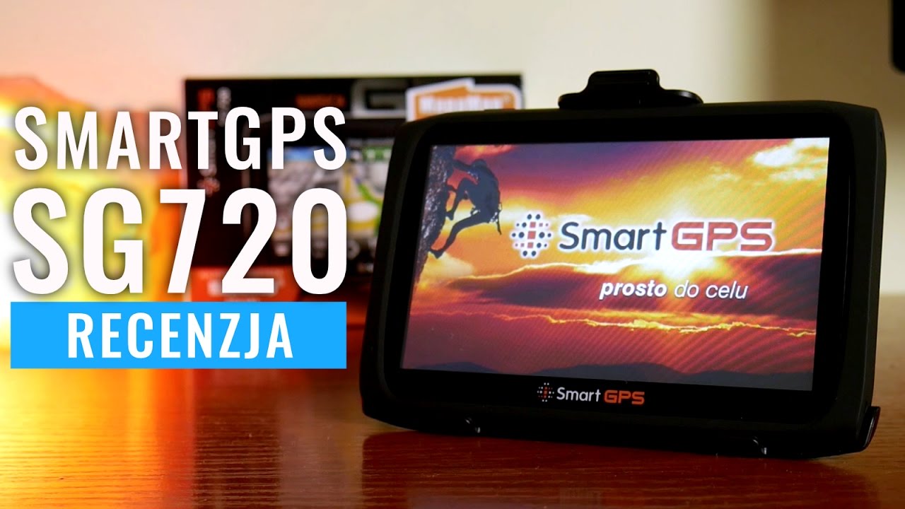 SmartGPS SG720 nawigacja - recenzja, test, review, opinia PL - YouTube