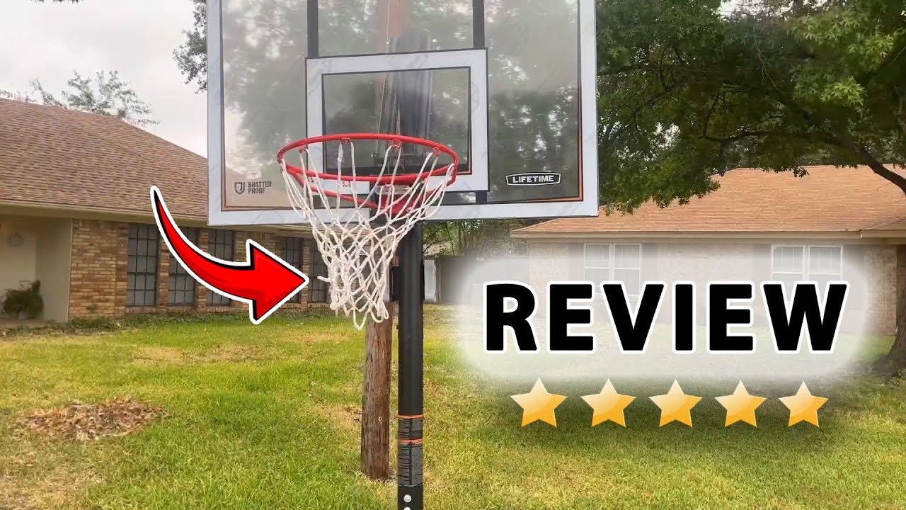 Super Simple Basketball Hoop that GETS THE JOB DONE! Lifetime Hoop ...