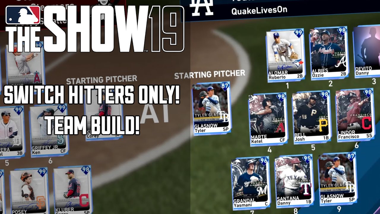Switch Hitters Only Team Build! | MLB The Show 19 | Ranked Seasons ...