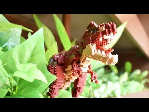 ナノブロック ダイナソーDX NBM 031 - YouTube