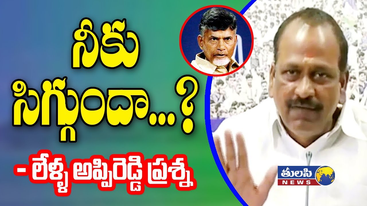 YCP Leader Lella Appi Reddy Addresses to Media at Guntur|| Tulasi News ...