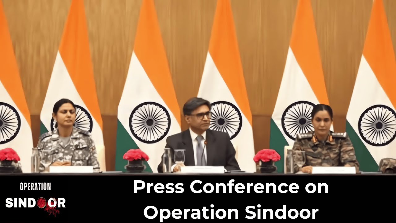 Press Conference on Operation Sindoor | Government of India | 9th May ...