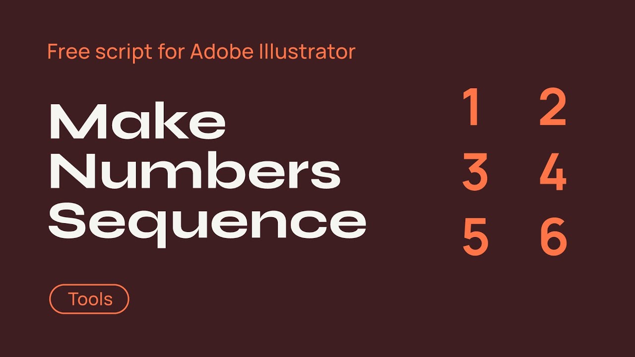 Auto Numbering In Illustrator Via MakeNumbersSuequence YouTube Auto Numbering In Illustrator Via MakeNumbersSuequence YouTube
