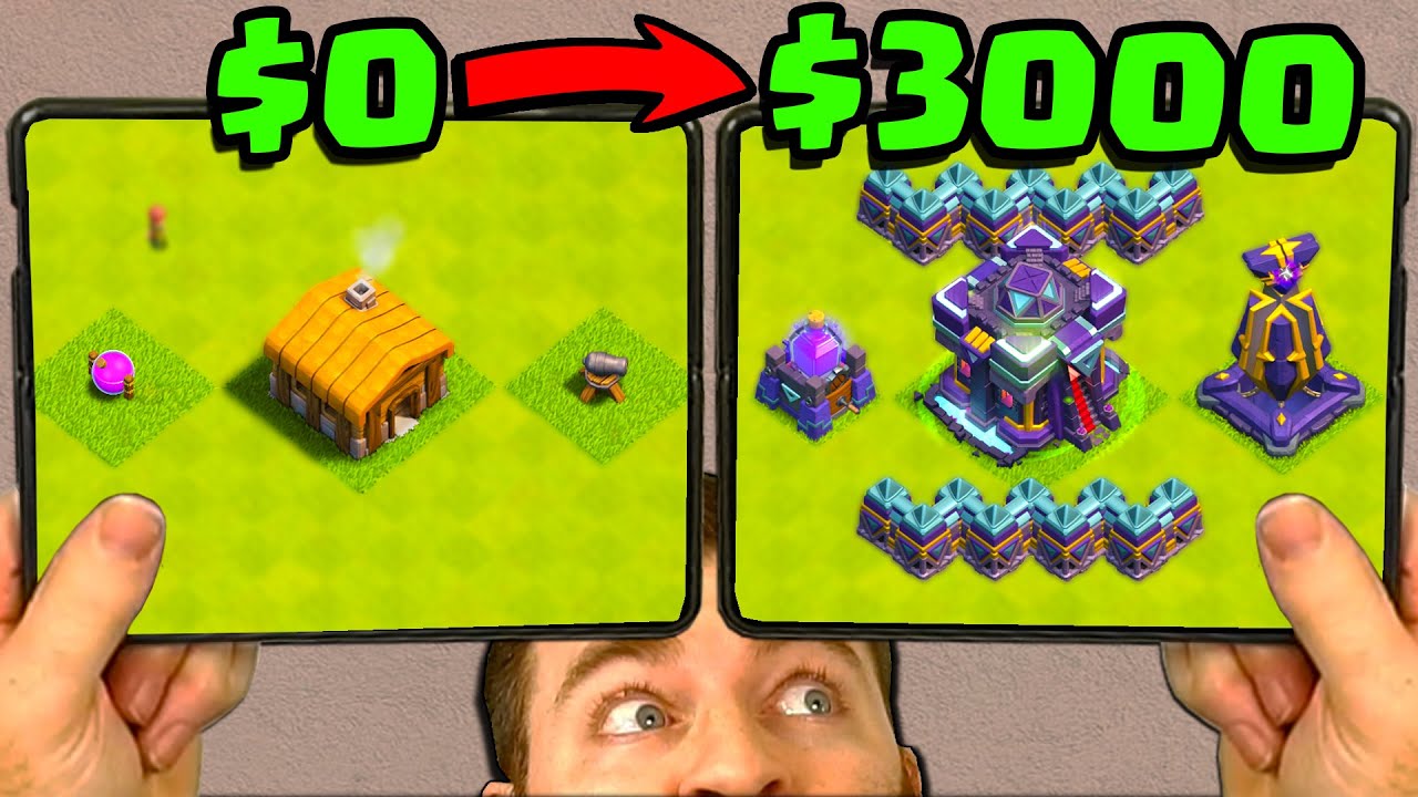 I Spent $3000 On A New Clash of Clans Account.. Heres What Happened ...