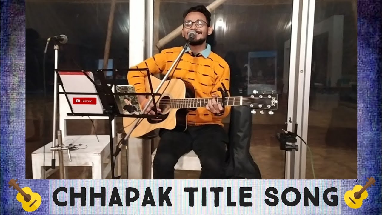 Chhapak Title song | Chhapak | Arijit Singh | Cover by Neel Rathod ...