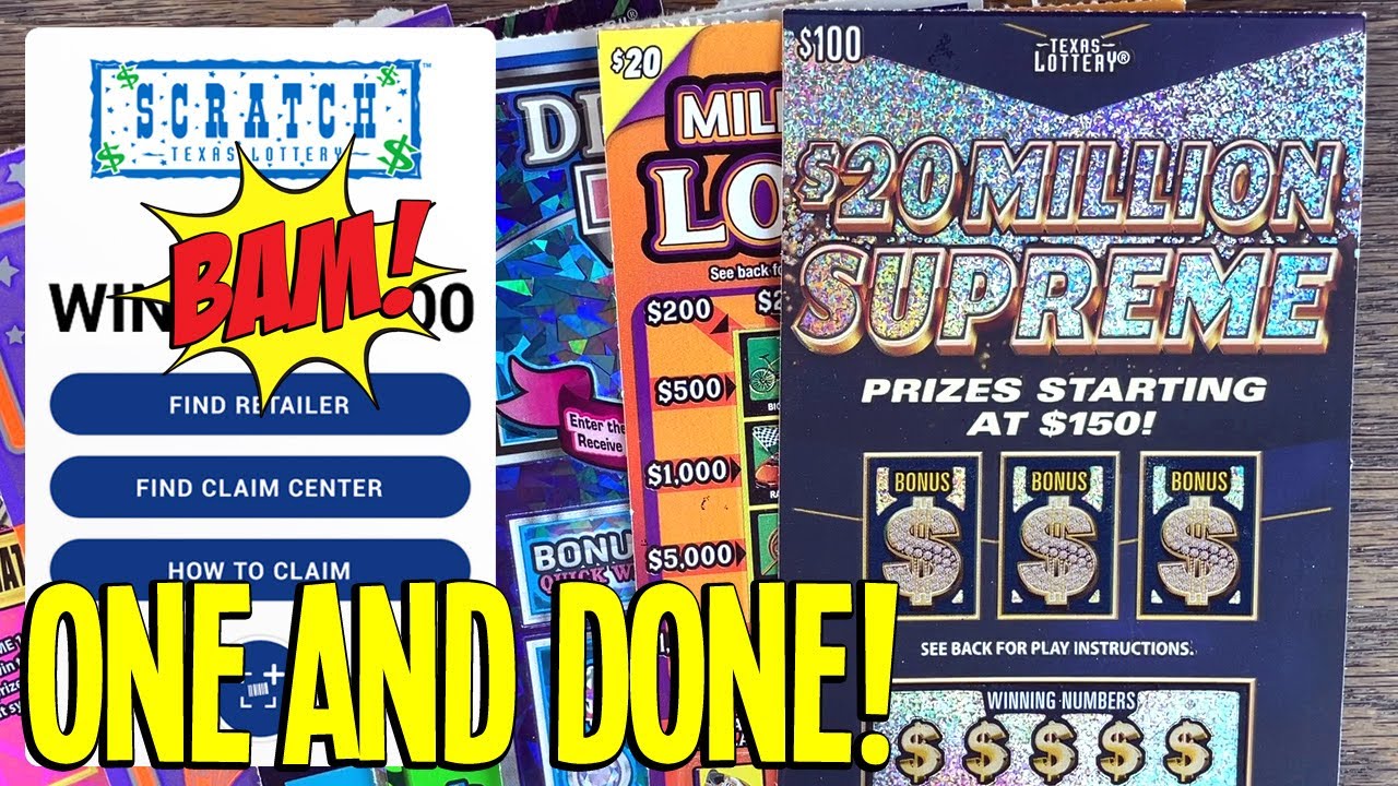 ONE AND DONE! $$$ Playing a $100 LOTTERY TICKET 💵 Fixin To Scratch ...