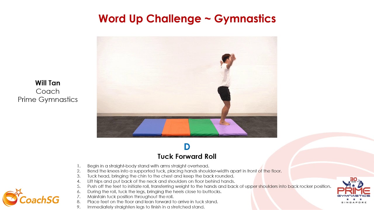 D - Tuck Forward Roll - YouTube