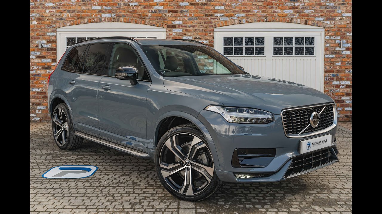 2020/20 VOLVO XC90 R-DESIGN PRO B5 AWD 7 SEATER IN THUNDER GREY WITH ...