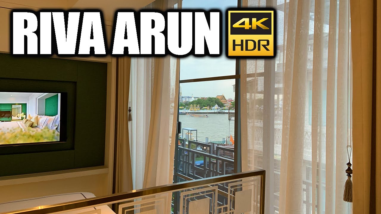Riva Arun Hotel Bangkok Thailand - ROOM TOUR Riverside View WAT ARUN ...