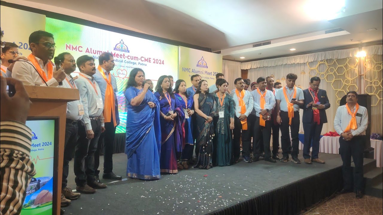 पटना मोरिया मे आयोजित "NMC ALUMNI MEET-CUM-CME 2024" में शामिल GRDA ...