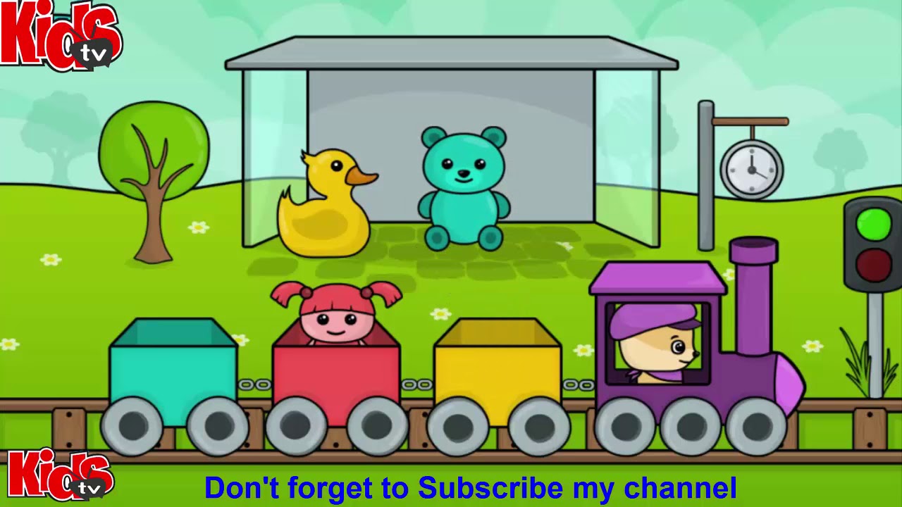 Learn Colors For Children Kids Toddlers | Learn Colors With Train toys ...