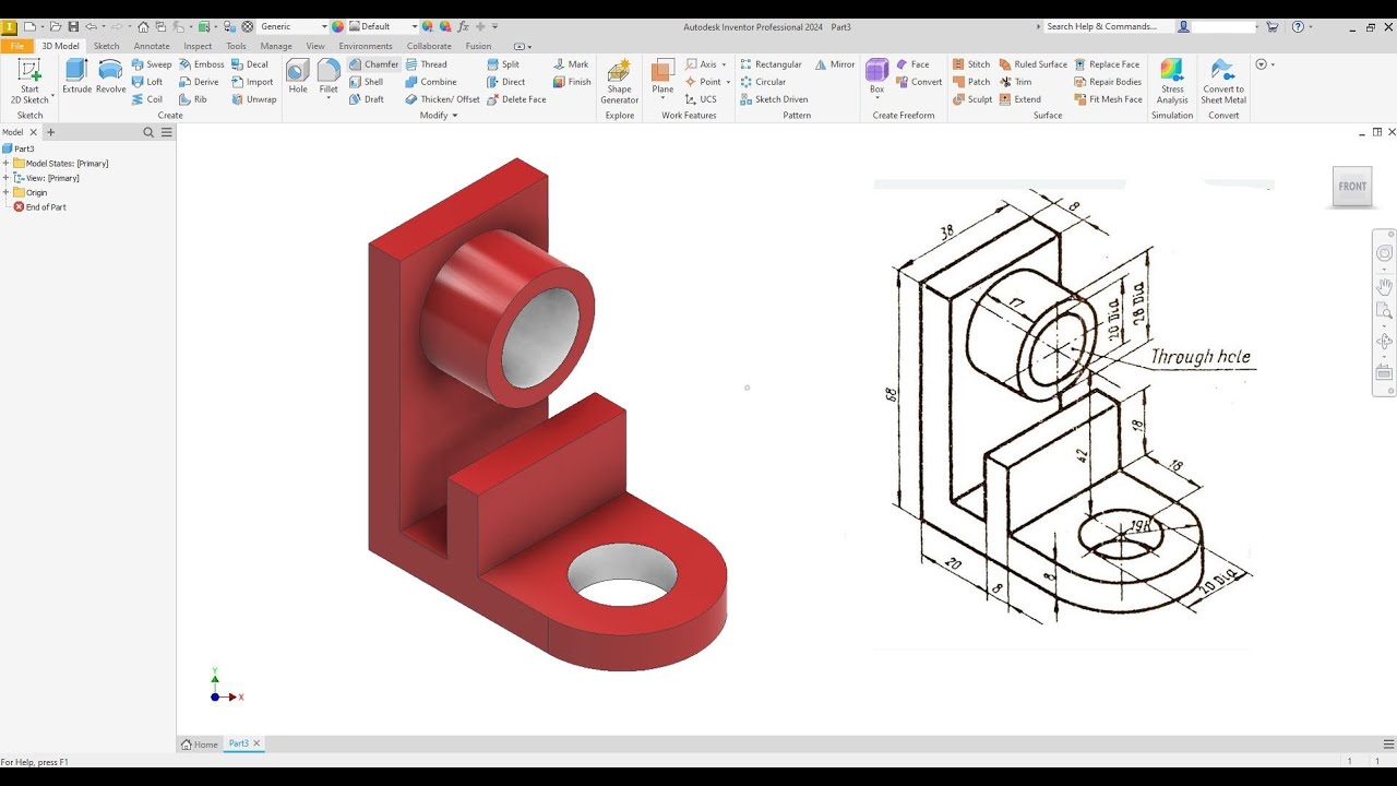 Autodesk Inventor Tutorial -27 - YouTube