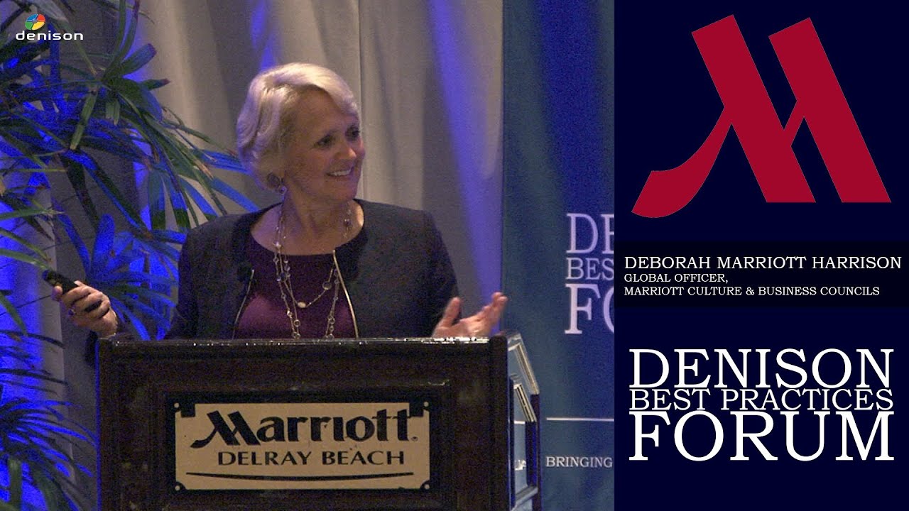 Denison Best Practices Forum 2014 - Debbie Marriott Harrison - YouTube