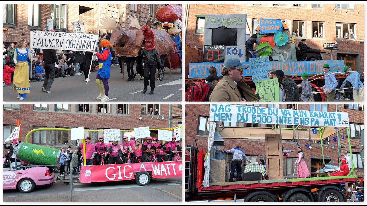 Chalmers Cortegen 2023 - vårkylan inget hinder - YouTube