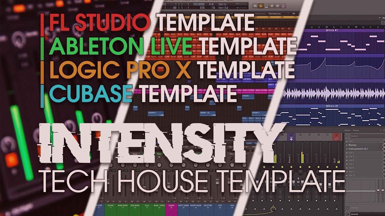 Intensity - Tech House Template for Ableton Live, Logic ProX and FL ...