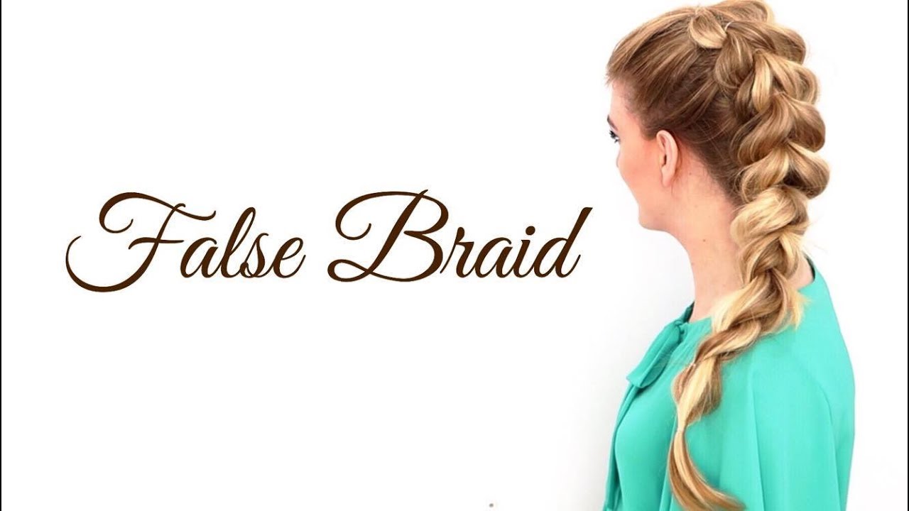 False braid | Linda Harmsen - YouTube
