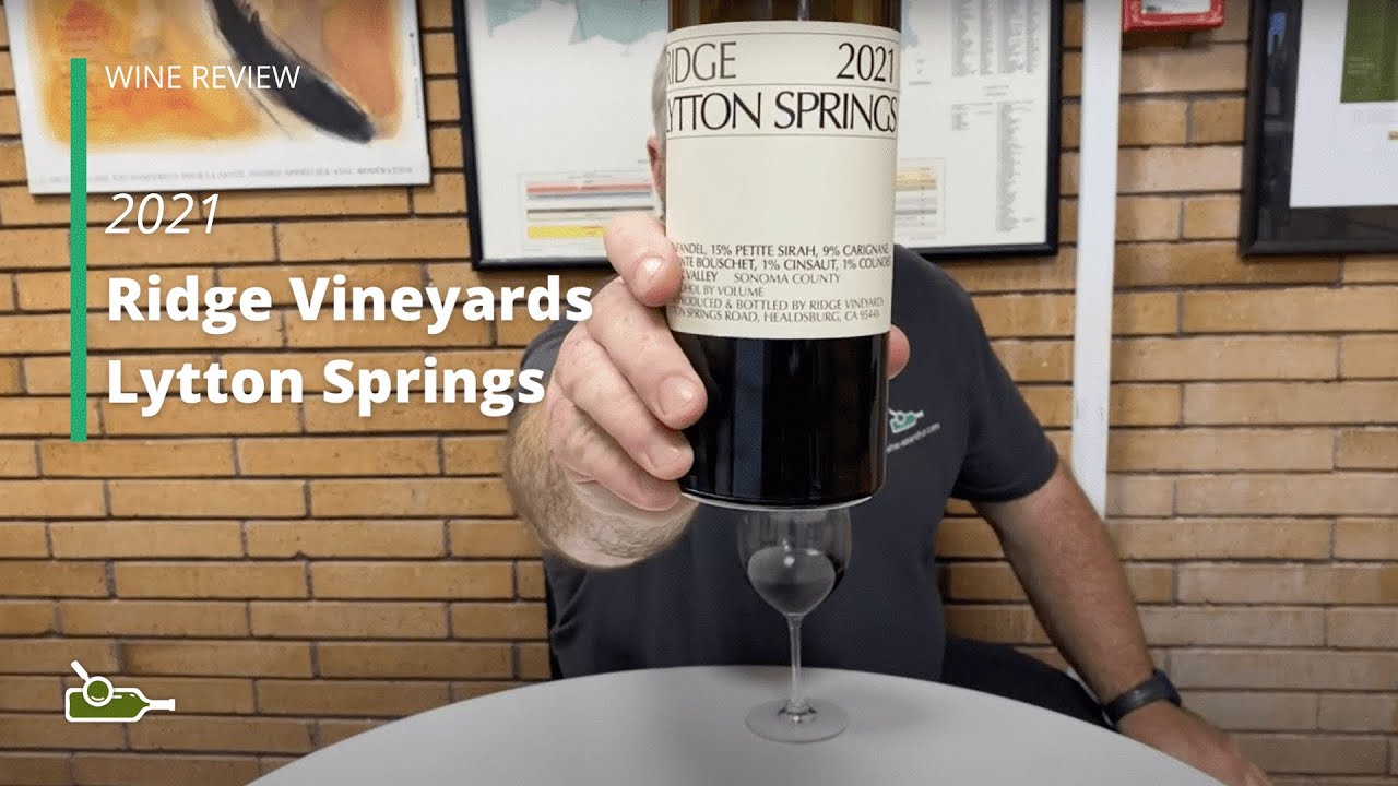 Wine Review: Ridge Vineyards Lytton Springs 2021 - YouTube