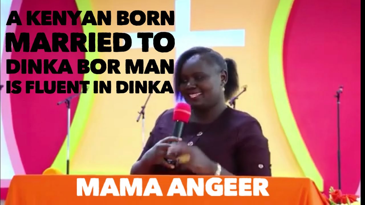 A Kenyan Born Speaks Dinka Fluently, A Wife to Dinka Bor Man - YouTube