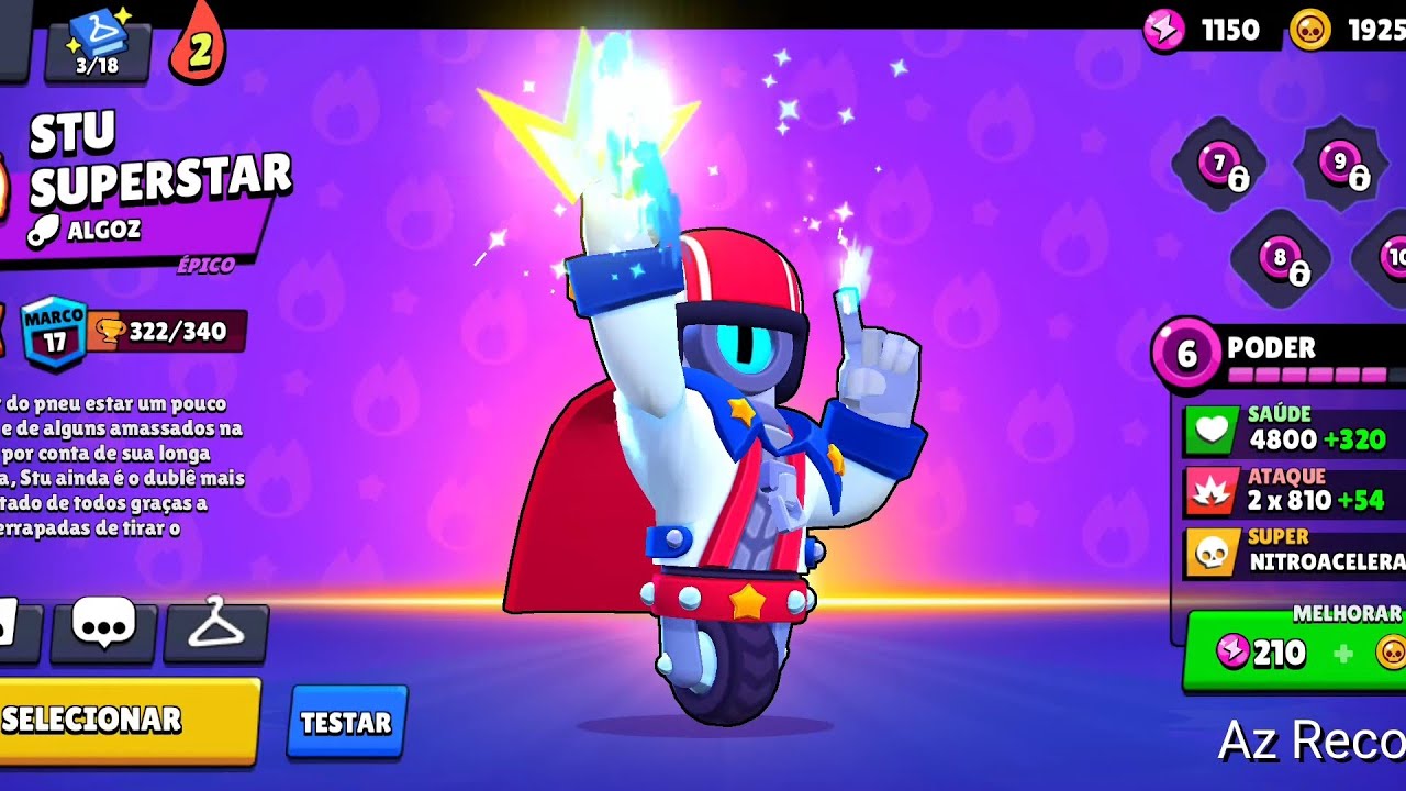Jogando Brawl Stars com o Stu Superstar #brawlstars - YouTube