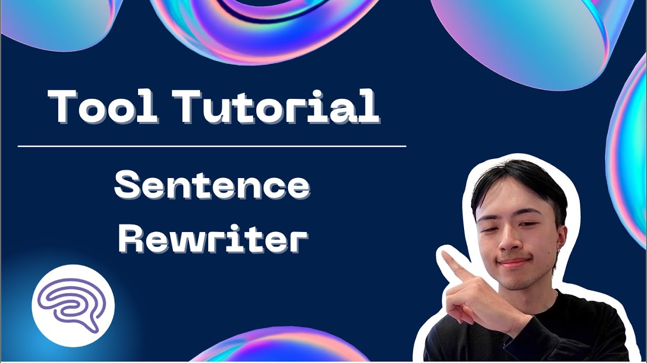 Sentence rewriter | Tutorial - YouTube