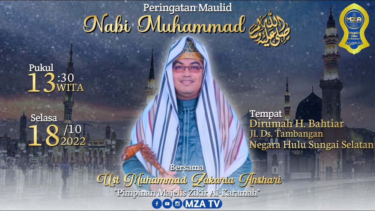 🔴LIVE-Peringatan Maulid Nabi Muhammad Saw Di Rumah H. Bahtiar | Bersama ...