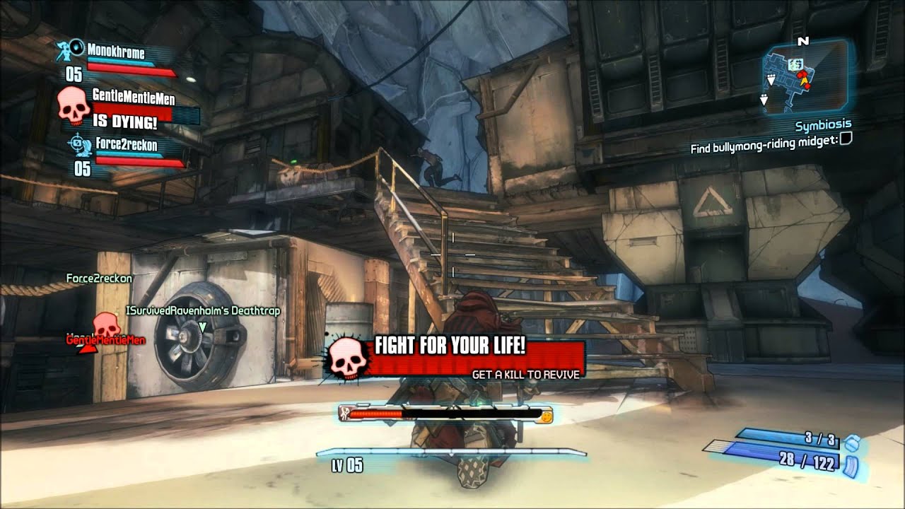 Borderlands 2 w/ Force, Khrome & Gentle - Part 3: Just Midge-Mong - YouTube