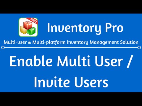 Enable Multi user/Invite users in Inventory Pro - Multi User/Multi ...