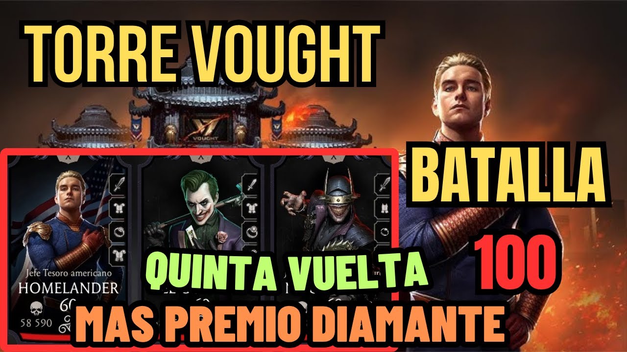 TORRE VOUGHT BATALLA 100 5TA VUELTA MORTAL KOMBAT MOBILE - YouTube