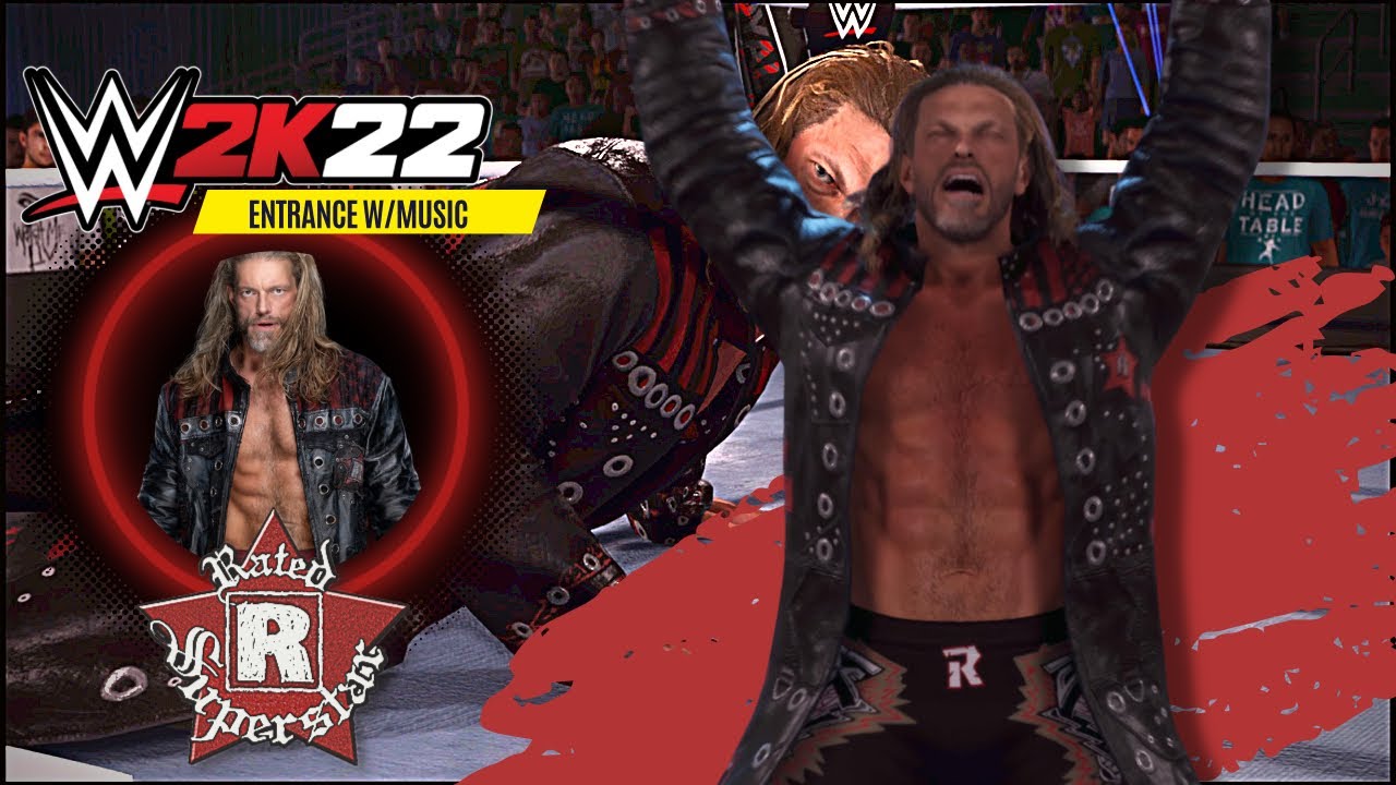 WWE 2K22 Edge Rated-R Superstar Entrance Animation with Theme Music PS5 ...