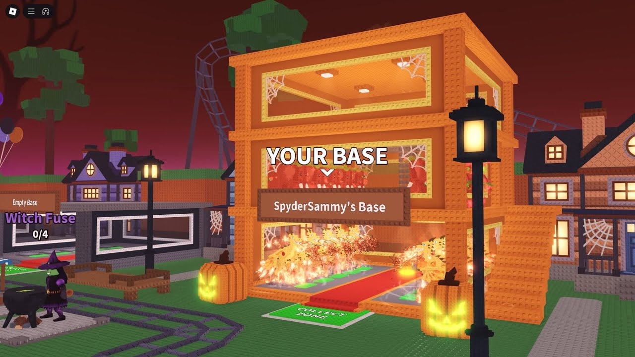 Así hicimos todas las bases de halloween 🎃 en roba un brainrot - YouTube