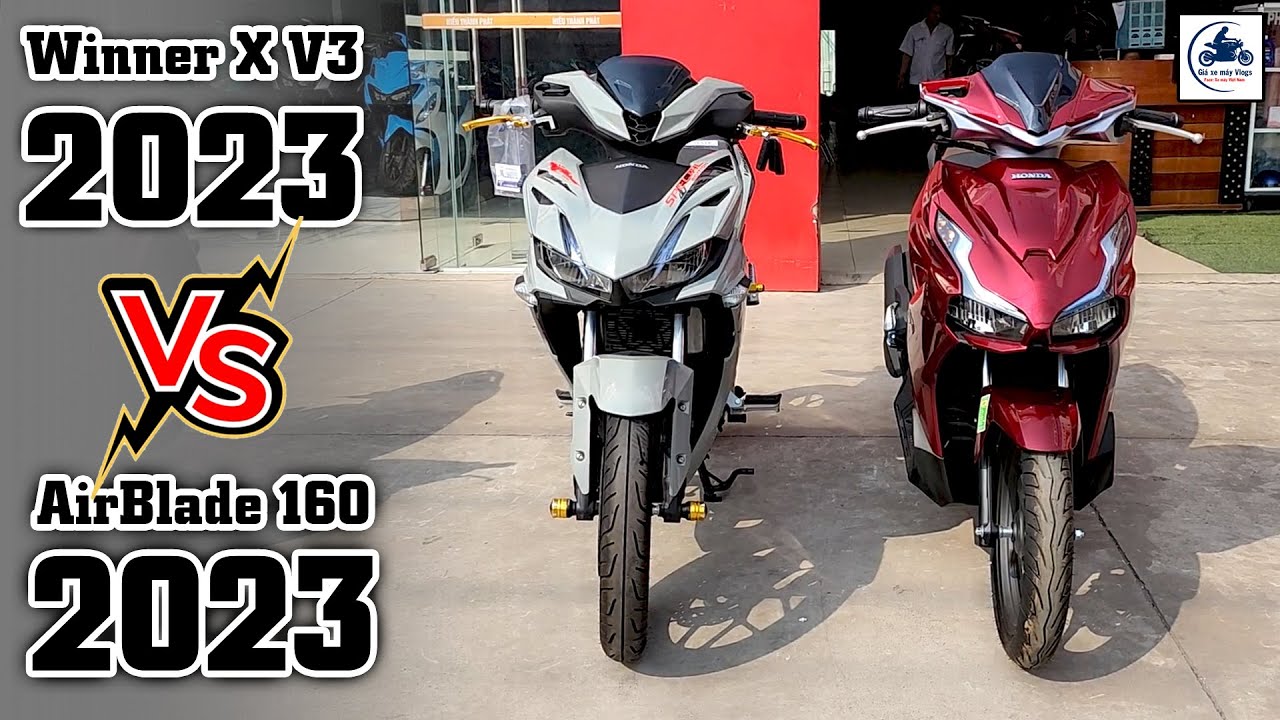 AirBlade 160 2023 VS Winner X V3 2023 ️ Nhìn GIỐNG mà lại KHÔNG GIỐNG 🔴 ...
