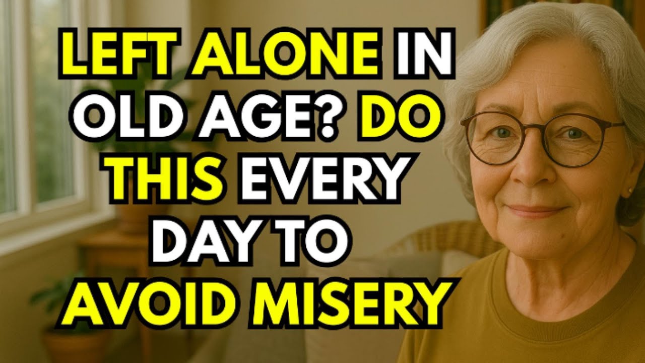 When You’re Old and Alone, Do This Daily to Stay Happy and Avoid ...