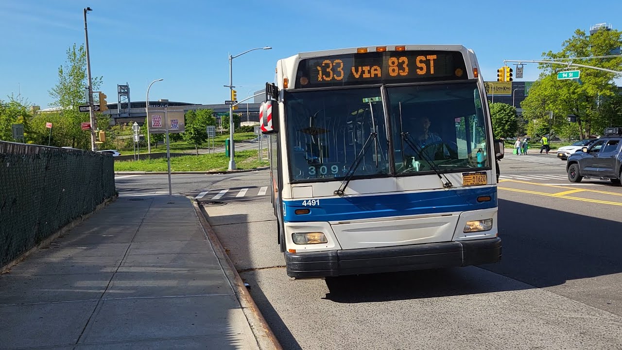 MTA Bus: On Board 2009 Orion VII Next Gen Hybrid 4491 On The Q33 To ...