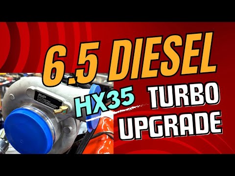 Today in Shawn's Garage HX35 Turbo Upgrade on a GM 6.5 Diesel - YouTube