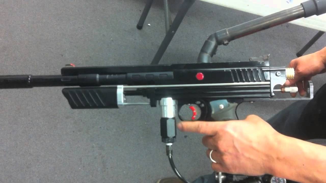 Mike Chon's Rail Gun Autococker / Sniper 2 - YouTube