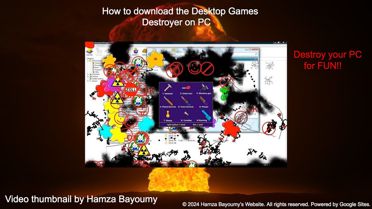 How to download the Desktop Games Destroyer on PC - YouTube
