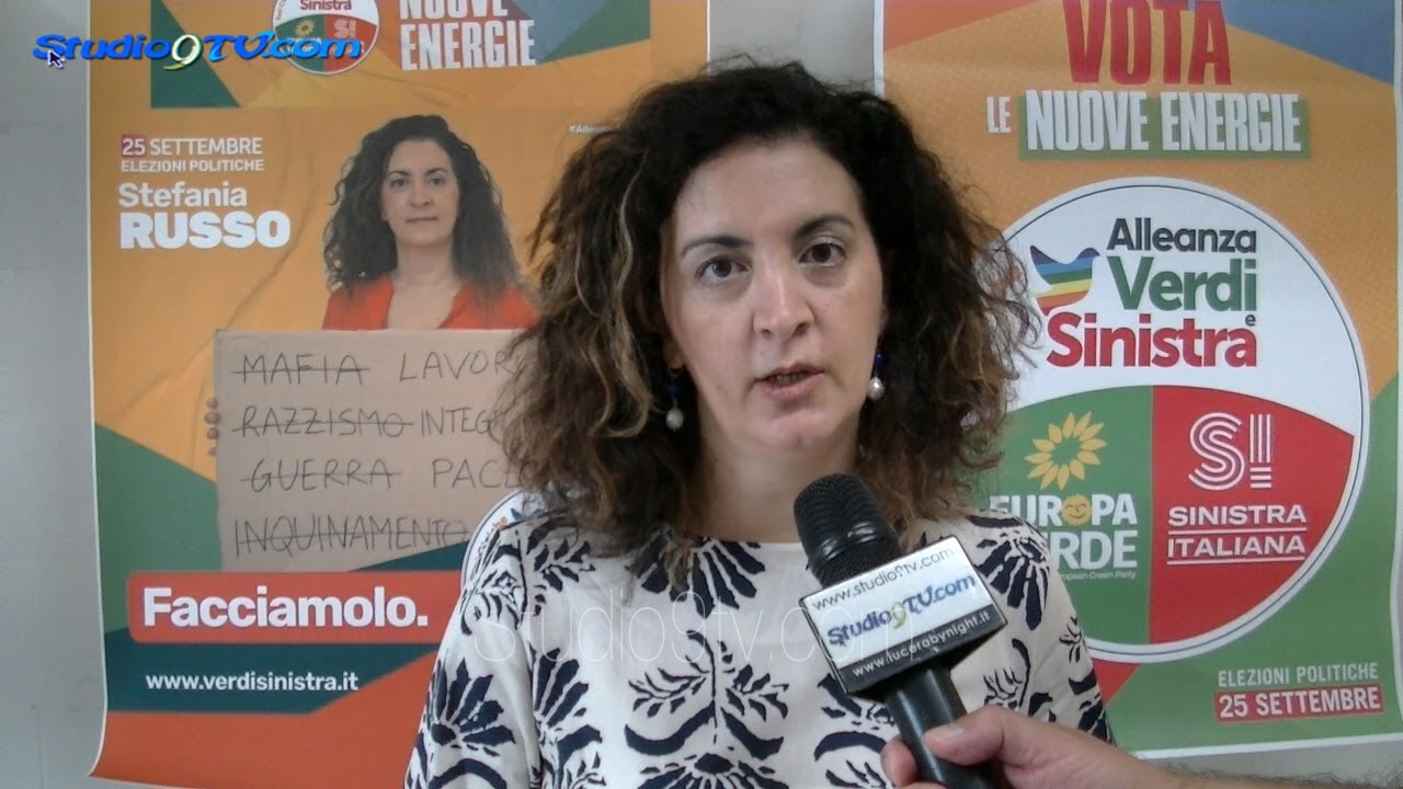 Alleanza Verdi-Sinistra presenta Stefania Russo - YouTube