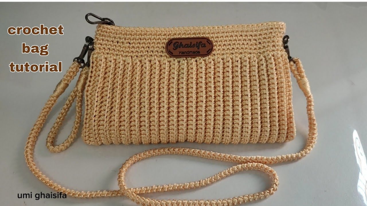 Crochet Tutorial Tas Rajut Pesta Untuk Pemula - YouTube