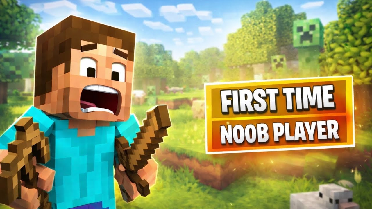 😐Minecraft First Time Ever 🥲| Noob Player Experience - YouTube