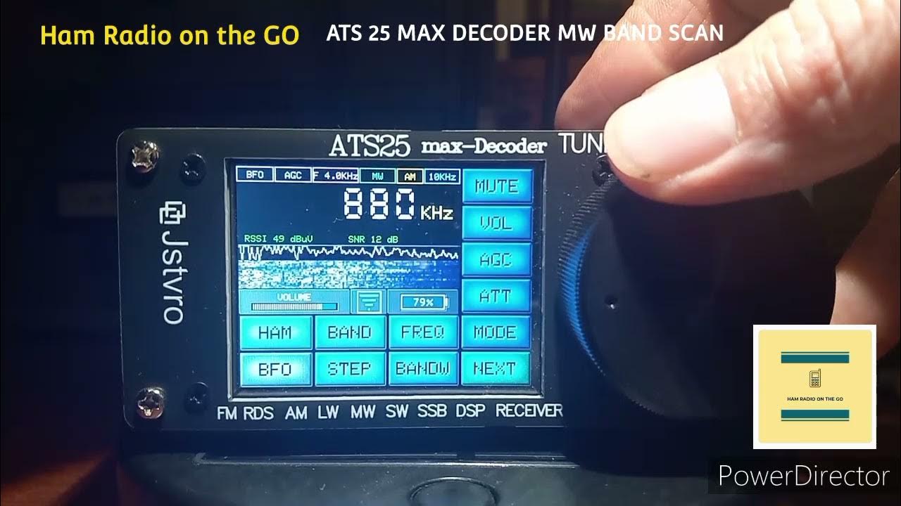 ATS 25 Max Decoder MW Band Scan #shortwave #amradio - YouTube