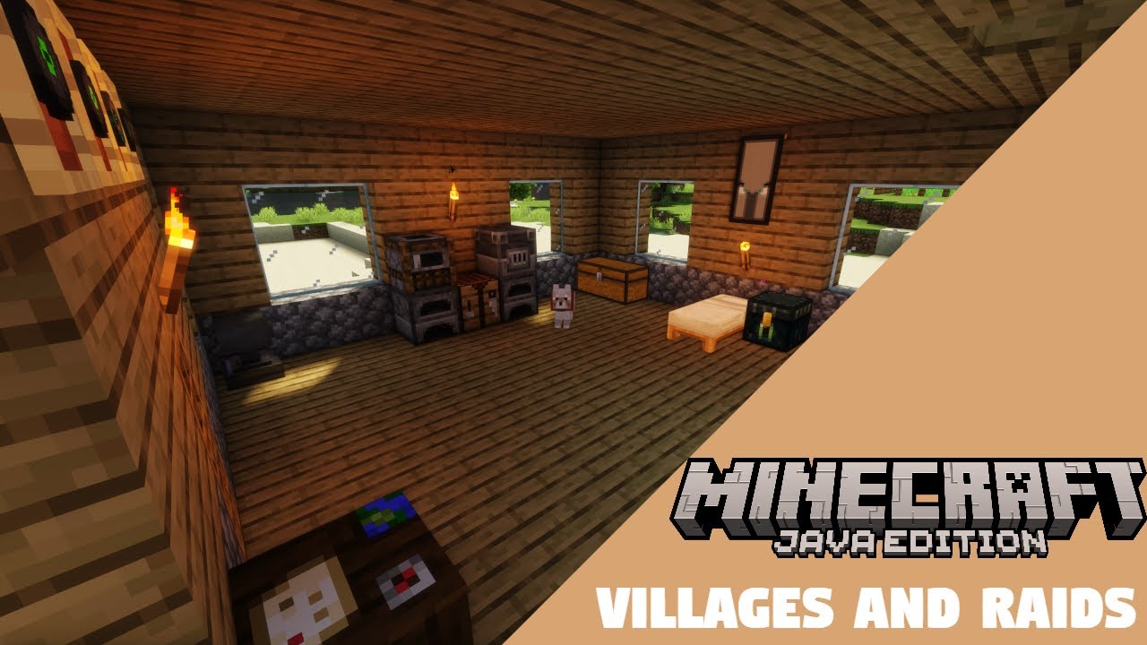 Minecraft Java Edition- Complete Playthrough Part 4 (Villages, Raids ...