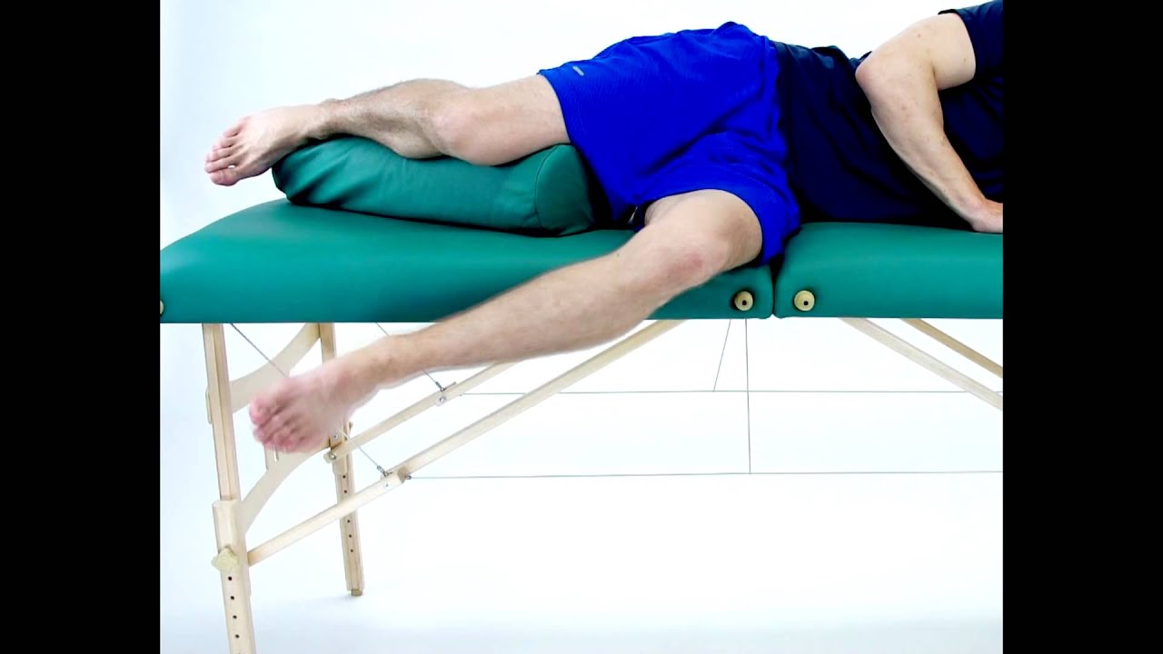 HIP EXTERNAL ROTATION - SIDELYING -hep2go - YouTube