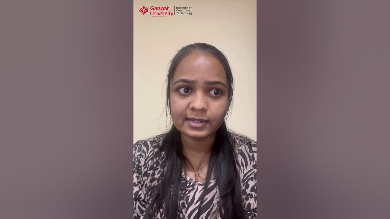 Disha Shah (B.Tech CSE BIG DATA ANALYTICS Batch 2019) - YouTube