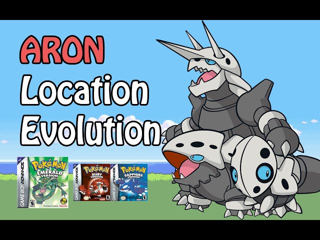 Pokemon Emerald Aron Evolusjonskart