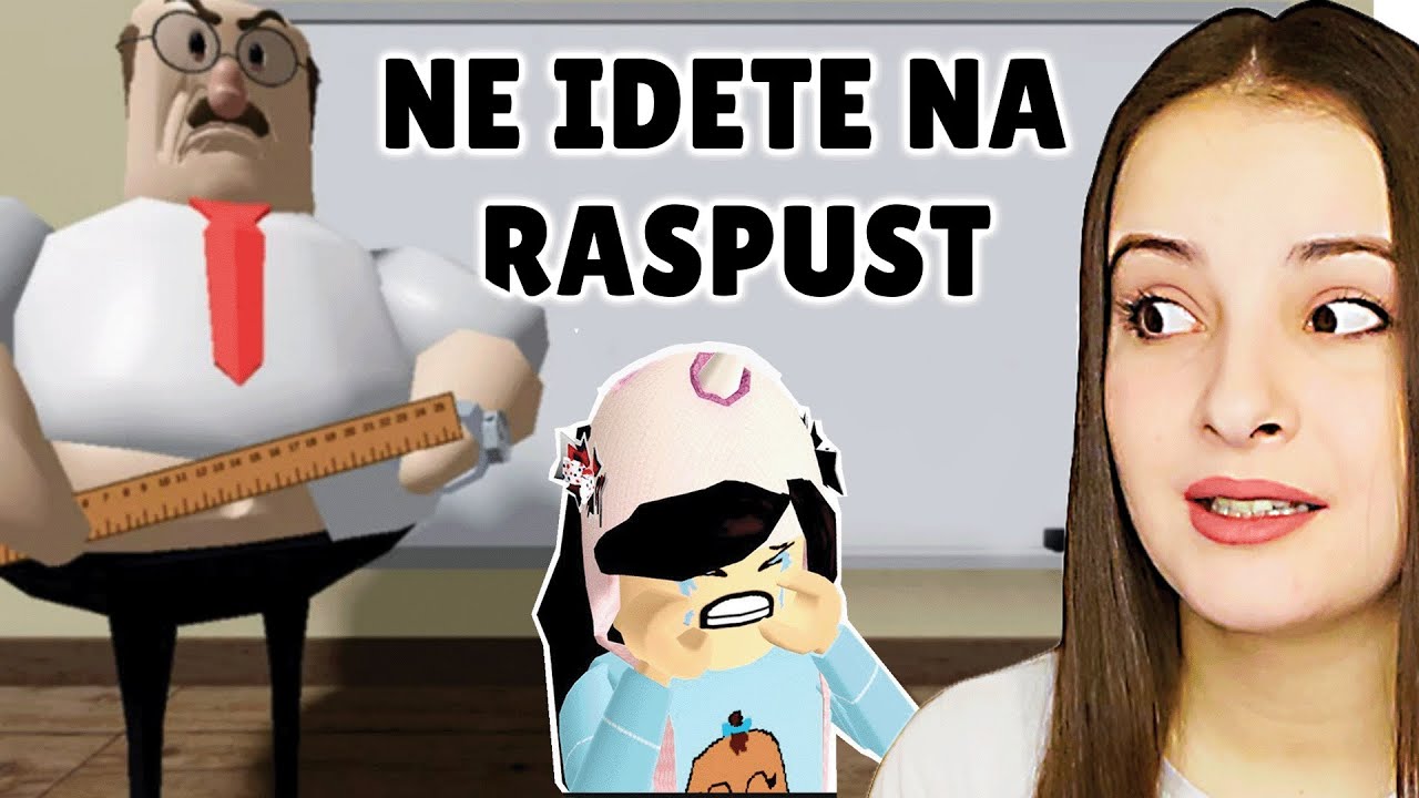 LUDI PROFESOR NAM NE DA DA IDEMO NA RASPUST - Roblox - YouTube